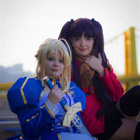Rin And Saber By Violetunversed On Deviantart