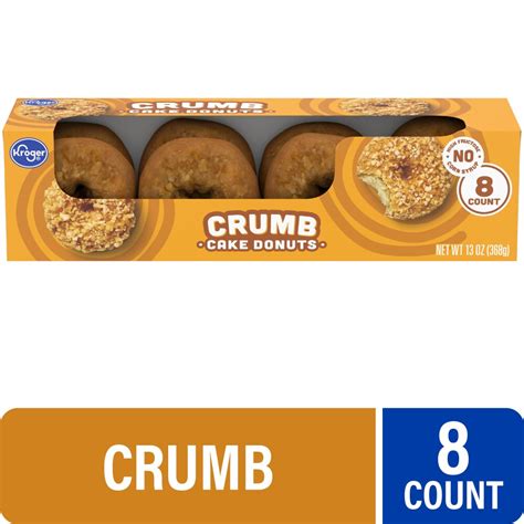 Kroger® Crumb Cake Donuts 8 Ct 13 Oz Smiths Food And Drug
