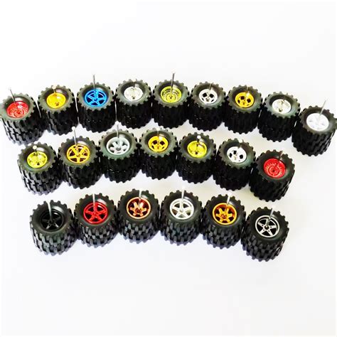1set 164 Off Road Wheels 15mm Detachable Tire Orm Series For Hot Wheel