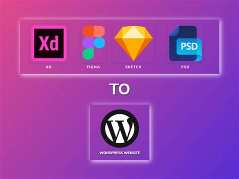 PSD XD Figma Sketch To WordPress Conversion Upwork