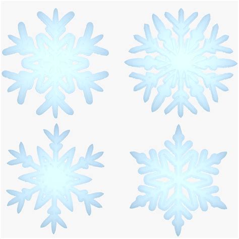 Snowflake Stylized 3d Model