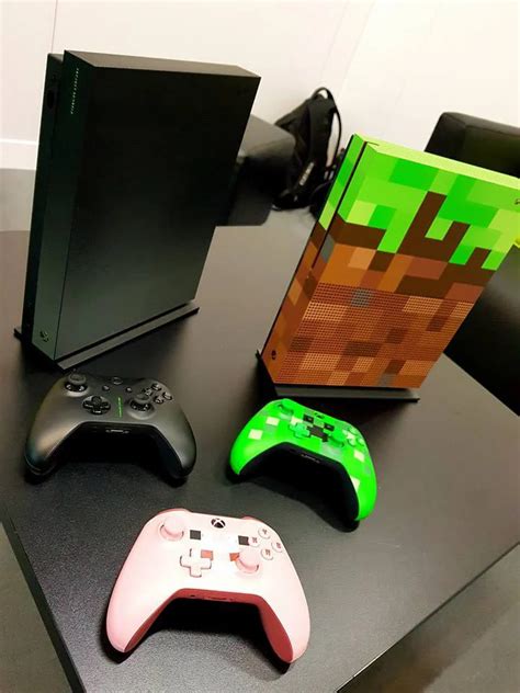Xbox One X Project Scorpio and the Xbox One S Minecraft Edition ...