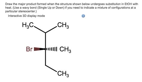 Solved Draw The Major Product Formed When The Structure