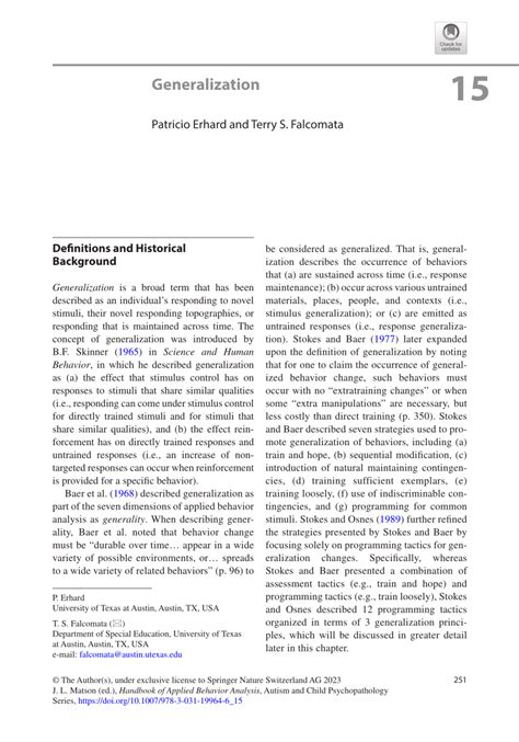 Pdf Generalization