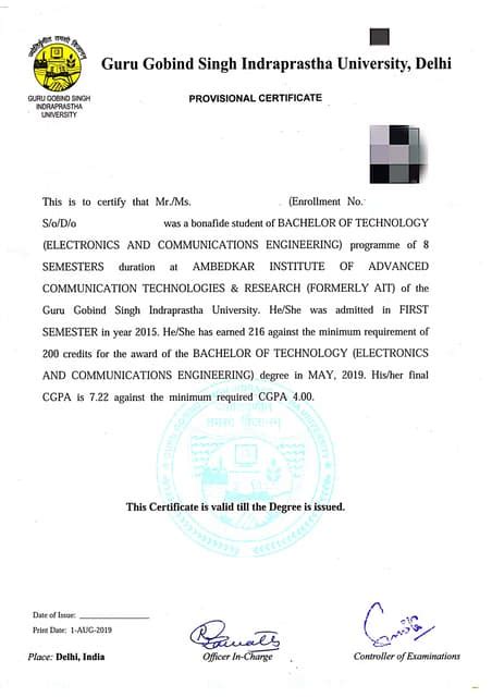 Ipu Btech Marksheets Pdf