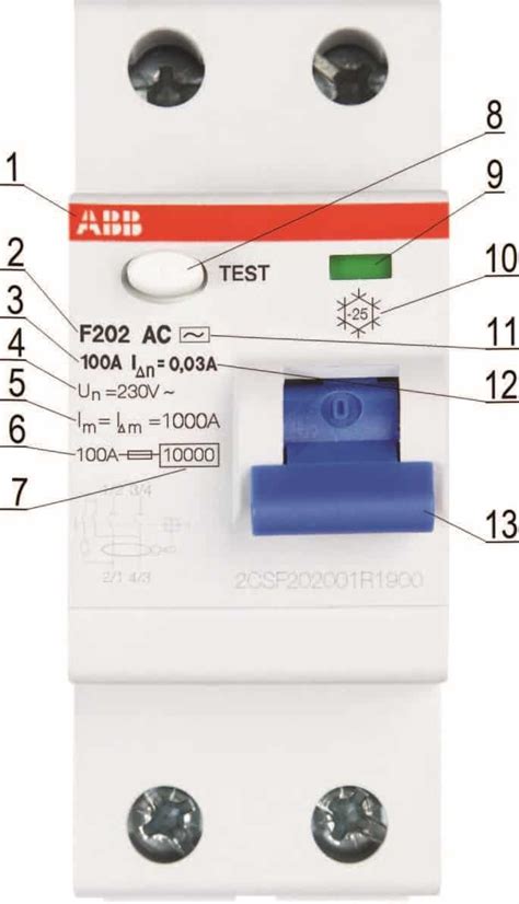How To Read Residual Current Device RCD Markings Electrical Installation Online Calculator