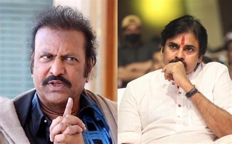 Mohan Babu As The Villain In Pawan Kalyans Movie Telugu Rajyam