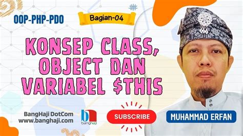 ep 04 😎 membuat class instance object dan mengggunakan variabel this