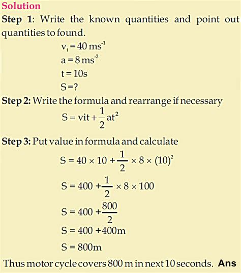 Education Is The Key To Success Kinematics Physics For Class IX Science Group