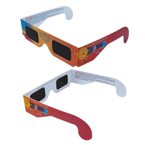 2023and2024 Solar Glasses Solar Eclipse Glasses Wholesale Solar Eclipse Glasses Ce Iso 12312 2