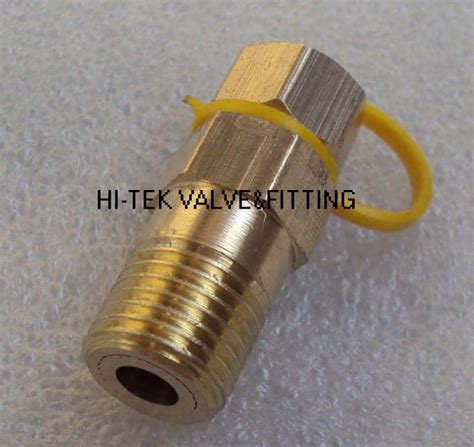 Brass Petes Plug Brass Test Plug And Pt Plug