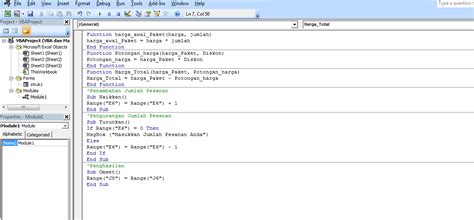 Cara Membuat Visual Basic Application Vba Sederhana Menggunakan