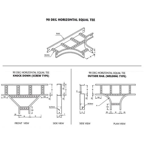 90 Deg Horizontal Equal Tee Fore Sight