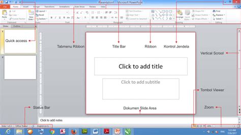 Mengenal Tampilan Interface Microsoft Powerpoint ~ Panduan Office 25