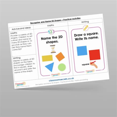 Year 1 Recognise And Name 2d Shapes Discussion Problem Resource Classroom Secrets