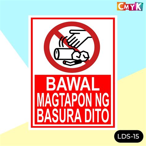 cmyk customized warning signages and materials entrance exit laminated