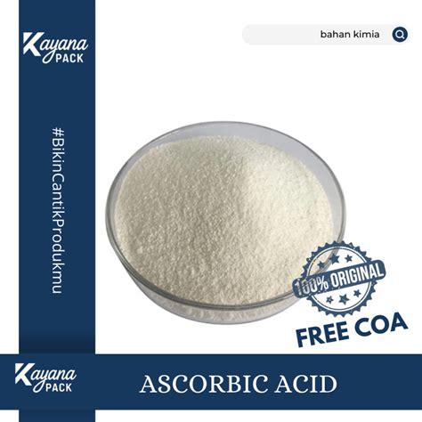 Jual Ascorbic Acid 100gr 500gr Vitamin C Asam Askorbat Powder 100