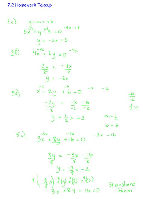 Unit 5 Notes Mrs Foys Math Website