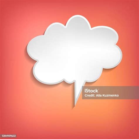 색상 배경에 벡터 만화 음성 거품 고립 된 다채로운 배너 빈 종이 모양 채팅을위한 만화 플랫 일러스트레이션 템플릿 프레임입니다 손 그리기 스타일 대화 구름 개념에 대한 스톡