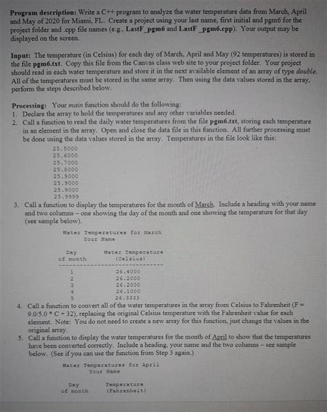 Solved Program Description Write A C Program To Analyze