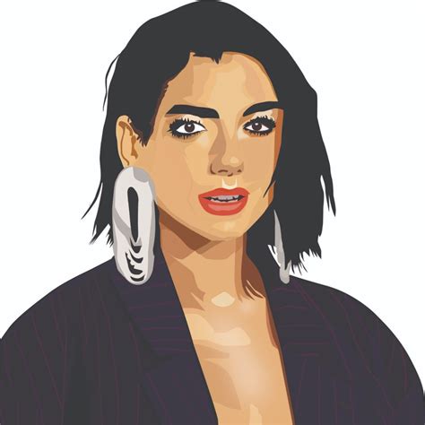 Artstation Dua Lipa Vector Art☢