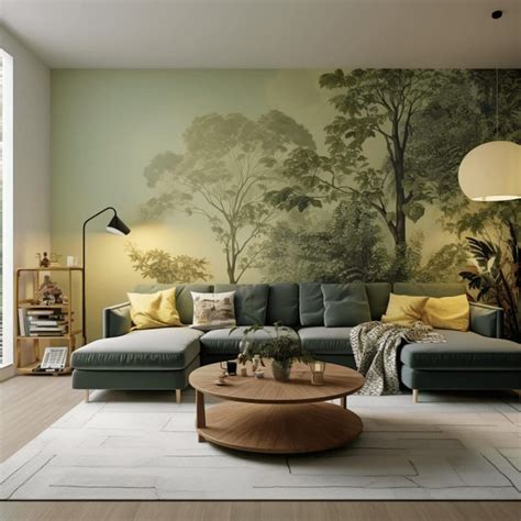 Wallpaper Ideas For Living Room Accent Wall
