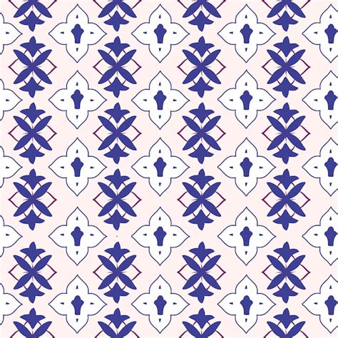 Premium Vector Abstract Flower Seamless Design