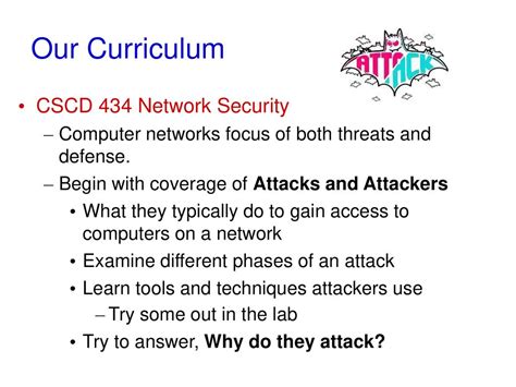 CSCD 434 Network Security Spring 2019 Lecture 1 Course Overview Ppt Download