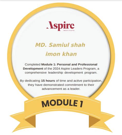 Hello Friends I Am Thrilled To Announce That I Completed Module 1 Of