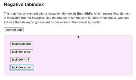 Fix Bug With Negative Tabindex NOT Last In Container By Stefcameron Pull Request 616 Focus