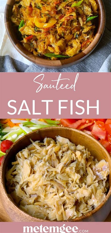 Sautéed Salt Fish Recipe Cooking With Fresh Herbs Salt Fish Recipe