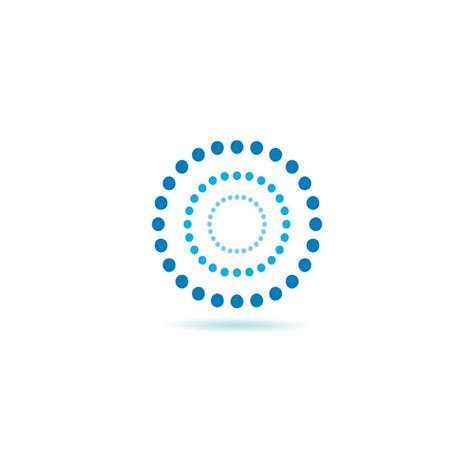 Set Of Abstract Dots Circle Vector Icon Illustration 15582237 Vector Art At Vecteezy