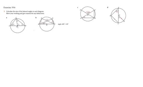 solved exercise 19 6 d 1 calculate the size of the lettered angles in
