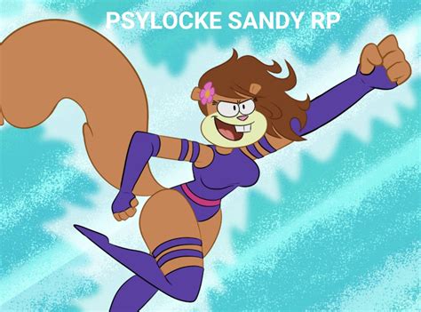 Psylocke Sandy Cheeks Rp By Latexlizard21 On Deviantart