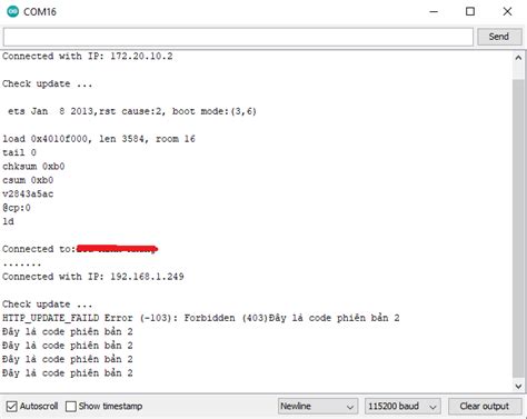 Iot Bài 10 Cập Nhật Chương Trình Cho Esp8266 Từ Xa Qua Internet
