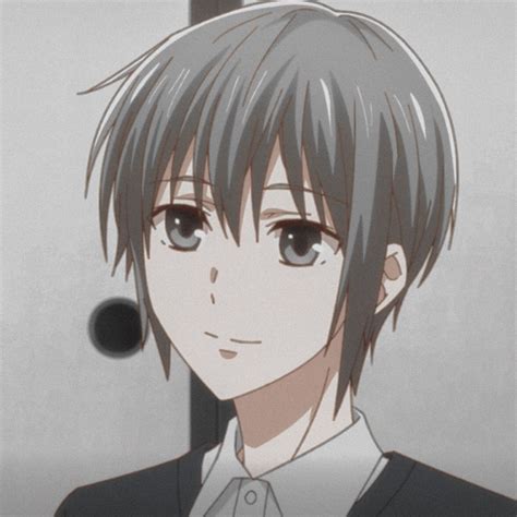 An Anime Character With Black Hair And Gray Eyes Looking At The Camera