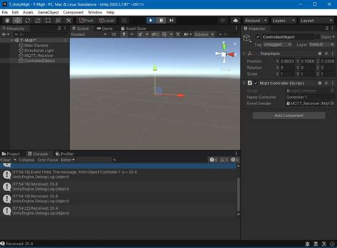 Extra Mqtt Client In Unity