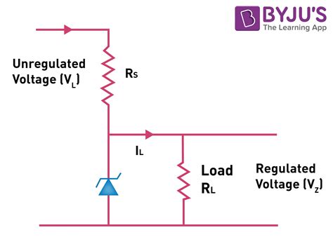 Voltage Regulator Circuit Using Zener Diode N Zener Diode Pinout