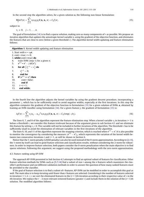 Pdf Simultaneous Feature Selection And Classification Using Kernel Dokumentips