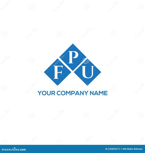 Fpu Letter Logo Design On White Background Fpu Creative Initials Fpu Letter Logo Design On White Background Fpu Creative Initials