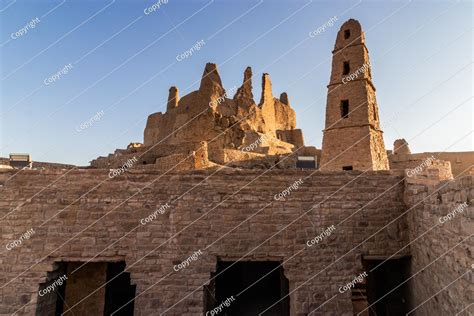 Ancient Umar Omar Mosque And Marid Castle In Dumat Al Jandal Saudi Arabia Photo