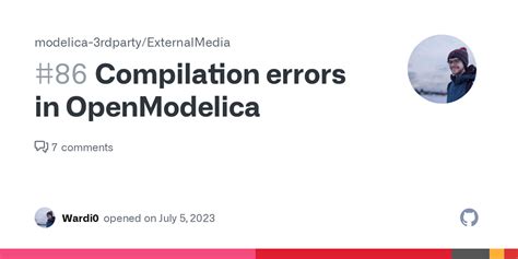compilation errors in openmodelica · issue 86 · modelica 3rdparty