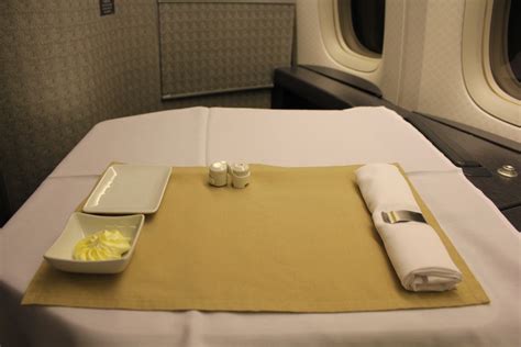 A Multi Course First Class Dinner On American Airlines Live And Lets Fly