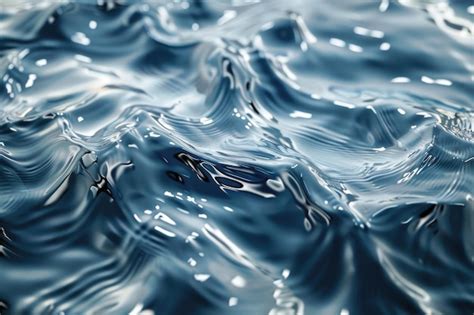 Premium Photo Abstract 3d Rendering Of A Turbulent Water Surface With Caustics