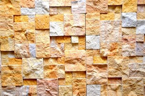 Unique Patterns Wall Cladding Teak Yellow Random Pattern Manufacturer