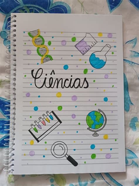 Capa De Caderno De Ciencias Para Imprimir Como Fazer Vrogue Co