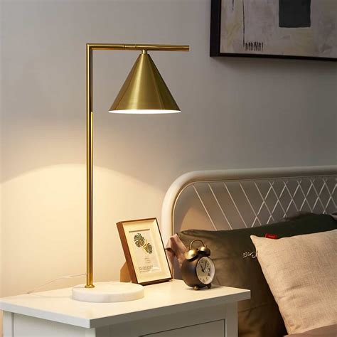 Jerlino Cone Shaped Contemporary Table Lamp Screed