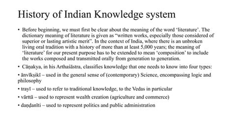 Indian Knowledge System Its History Pptx Hinduism Religion