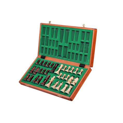 Купить деревянную шахматную доску футляр 49х49 см