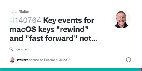 Key Events For MacOS Keys Rewind And Fast Forward Not Received